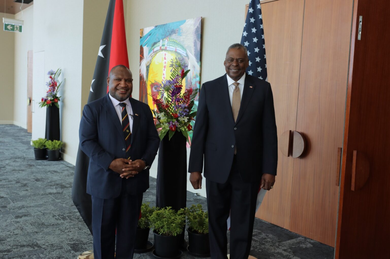 DEFENSE SECRETARY’S VISIT FURTHER SOLIDIFIES PNG-US TIES; USAID OFFICE ...