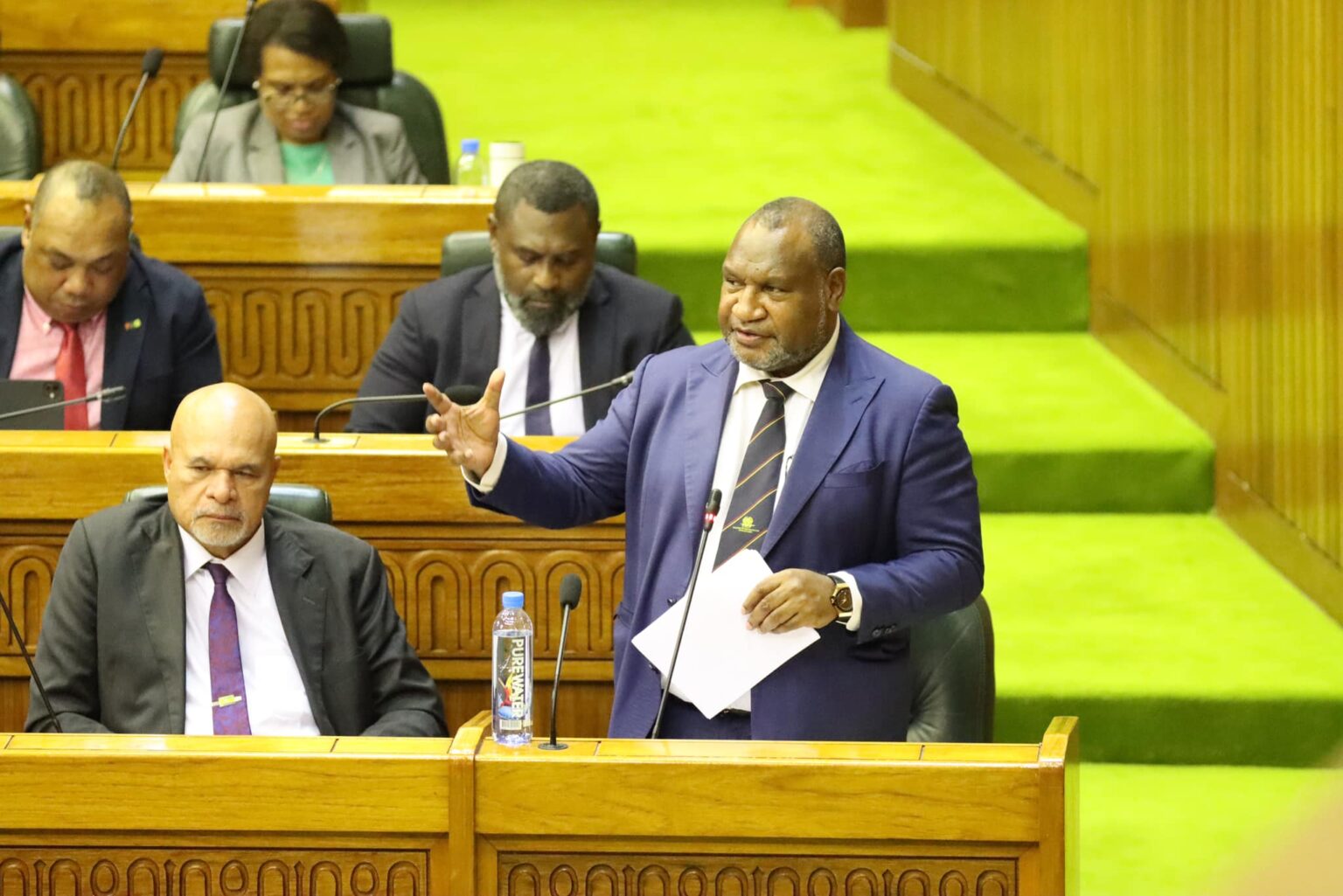 Prime Minister Hon. James Marape Responds to Bougainville Question ...